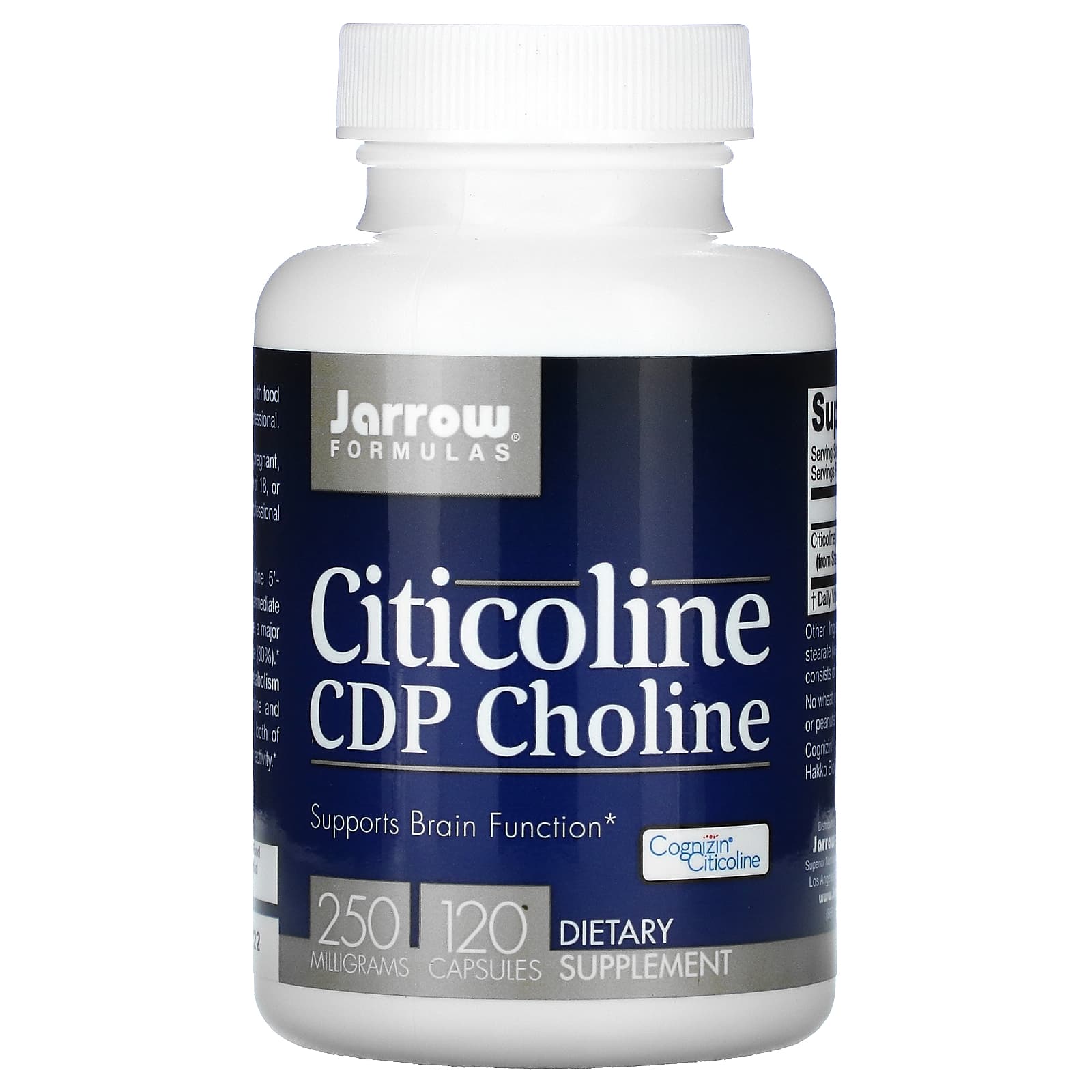 Jarrow Citicoline (250mg) 120 caps – iShop Nutrition CA