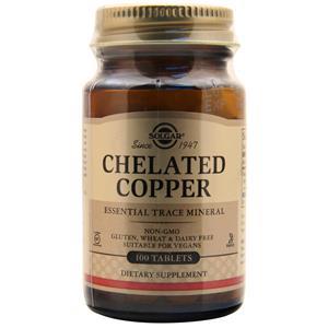 Solgar Chelated Copper (2.5mg) 100 tabs – iShop Nutrition CA